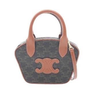 Celine Pre-owned Triomphe Coated Canvas 2way Handbag - - Pre-owned - Damen - Braun - ONE SIZE