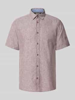 Tom Tailor Regular Fit Freizeithemd aus Leinen-Baumwolle-Mix