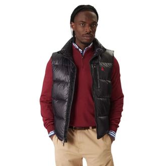 Polo Ralph Lauren Homme, Vestes, Noir, Taille: M The Gorham Glossed Down Vest