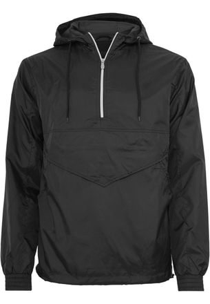 Urban Classics Herren Jacke Pull Over Windbreaker, Gr. X-Large, Schwarz (Black 7)