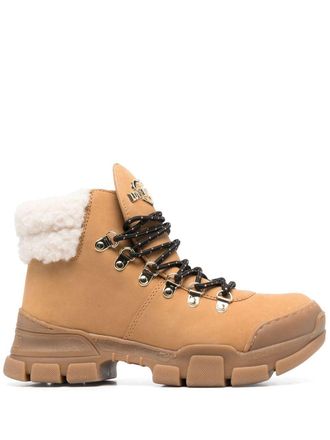 Love Moschino Stiefeletten mit Schnürung - Braun