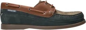 Mephisto Boating Pantoufles pour homme, bleu fonc&eacute;, 43 EU