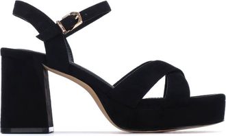 Xti Sandalen Damen Schwarz - Bequeme und vielseitige Schuhe - Casual Mode - Modell 14528801 (Gr&ouml;&szlig;e 37)