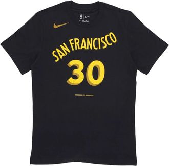 Nike NBA City Edition Essential Tee No 30 Stephen Curry - - Sport - Herren - Schwarzk - XL