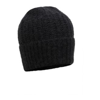 Part Two Schwarze Strickm&uuml;tze - - Accessories - Damen - Schwarzk - ONE SIZE