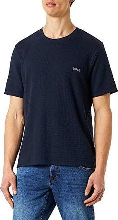 BOSS Waffle Pyjama_T_Shirt, Dark Blue403, M Men