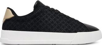 Tommy Hilfiger Sneakers Th Court Lth Mix Monogram FM0FM06082 Schwarz