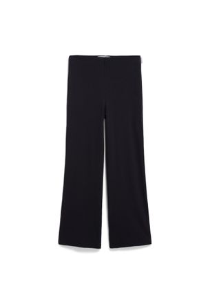 Armedangels Damen RIPP-Jerseyhose aus Bio-Baumwoll Mix NIANAA Rib Pant Slim Fit Black