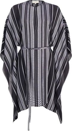 Zeus + Dione Femme, Blouses et Chemises, Multicolore, Taille: 38 FR Kaftan en soie &agrave; rayures An&eacute;mone