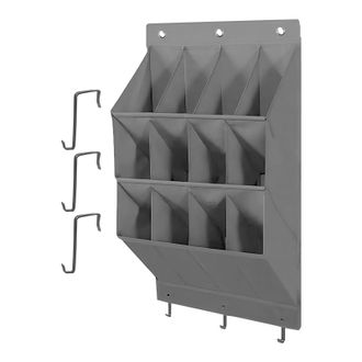 Generico Schuh-Organizer f&uuml;r die T&uuml;r, mit 12 Taschen f&uuml;r Spielzeug, Organizer zum Aufh&auml;ngen f&uuml;r Schrank, f&uuml;r Wohnmobile, Studenten, Schlafzimmer, B&uuml;ro, Taschen