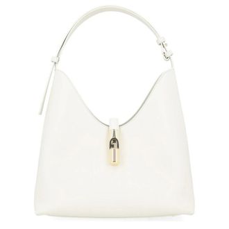Furla Femme, Sacs, Blanc, Taille: ONE Size Sac Hobo dans le style Goccia