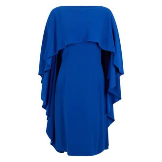 Alberta Ferretti Femme, Robes, Bleu, Taille: 44 FR &Eacute;l&eacute;gante Robe &agrave; Encolure Bateau