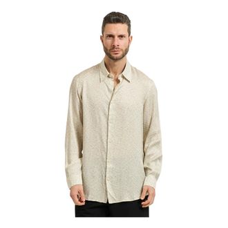 A|X Armani Exchange Homme, Chemises, Beige, Taille: 2XL AX Long-sleeve Shirt
