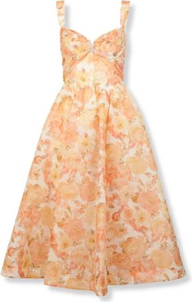 Zimmermann Femme, Robes, Multicolore, Taille: 40 FR Rebellion Drape Midi Dress