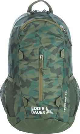 Eddie Bauer Verstaubarer Rucksack aus Ripstop-Polyester, Milit&auml;rgr&uuml;nd (Sprig), 20 l