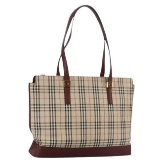 Burberry Pre-owned Canvas Tote Bag - - Pre-owned - Damen - Beige - ONE SIZE