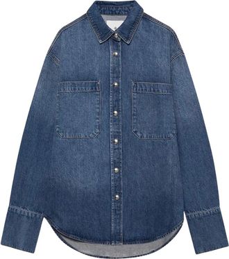 Anine Bing Femme, Blouses et Chemises, Bleu, Taille: 38 FR Denim Shirt