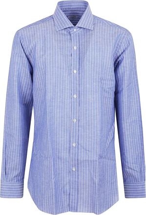 Buonamassa Homme, Chemises, Bleu, Taille: 4XL Celeste Shirt
