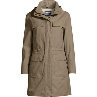Lands End 3-in-1-Wachsjacke aus Baumwollmix, Damen, Gr&ouml;&szlig;e:32-34 regular, Beige, Baumwolle/Nylon, by Lands End