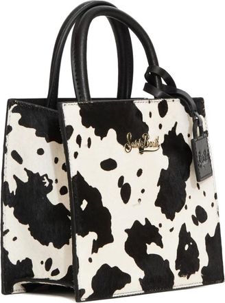 MC2 Saint Barth Femme, Sacs, Blanc, Taille: ONE Size Mini Sac Shopper Imprimé