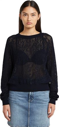 G-Star RAW Pointelle lt wt knit wmn