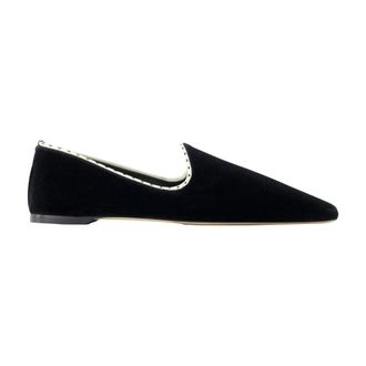 Toteme Minimalistische Samt-Ballerinas - - Shoes - Damen - Schwarzk - 35 EU