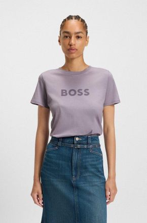 HUGO BOSS T-Shirt Elogo Premium Damenmode mit BOSS-Schriftzug