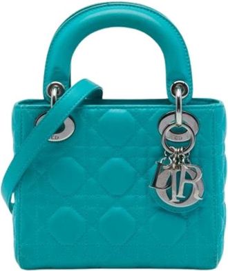 Dior Pre-owned Mini Lady - Femme - Pre-owned - Bleu - Taille: ONE Size
