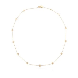 Tory Burch Anh&auml;nger Halskette - - Accessories - Damen - Gelb - ONE SIZE