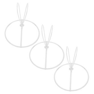 NUOBESTY 3 Stück Teiliges DIY Lampenschirmhalter aus Robustem Eisen Konischer Lampenschirmrahmen mit Clips Vielseitig Einsetzbar für Dekorative und Funktionale