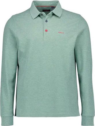 N.Z.A. Herren Polo-Shirt gr&uuml;n Baumwoll-Jersey
