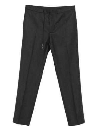 Maison Margiela pantalon de tailleur &agrave; lien de resserrage - Gris