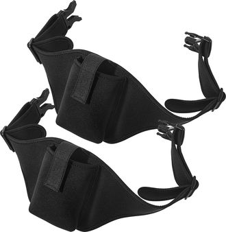 Milisten 2 St&uuml;ck Pack Verstellbare Fitness H&uuml;fttasche mit Mikrofonfach Schwei&szlig;abweisender Laufg&uuml;rtel f&uuml;r Trainer Multifunktionale Sport G&uuml;rteltasche f&uuml;r Handys