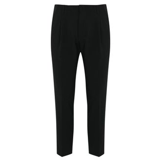 Dondup Schwarze Wollhose - - Trousers - Herren - Schwarzk - W32