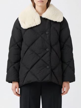 Ienki Ienki Nylon-Daunenjacke Shearling Queen mit asymmetrischem Verschluss