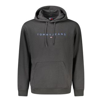 Tommy Hilfiger Schwarzes Baumwoll-Herren-Sweatshirt