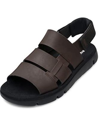 Camper Homme Oruga Sandal K100470, Marron foncé 004, 43 EU
