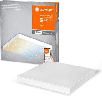 Ledvance VANCE SMART+ WiFi-Glitzer-Panelleuchte 450X450,24,5W,2250lm,regulierbares Wei&szlig;licht(3000K bis 6500K),rahmenlos,mit Glitzereffekt,steuerbar per App,kom