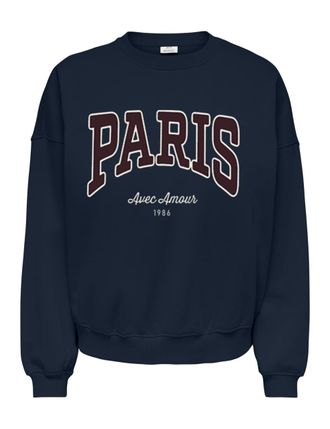 Jacqueline de Yong Jdymesa Life L/S O-Nk Emb Sweat JRS Noos