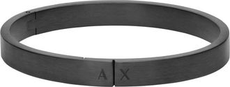 A|X Armani Exchange Herren Schwarz Edelstahl Armband, AXG0173001