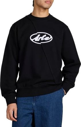 Arte Sweat brod&eacute; avec logo circulaire