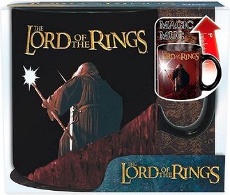 Der Herr der Ringe Tasse - Gandalf - Kaffeebecher - Balrog - Thermoeffekt Mug Moria - 460 ml - Geschenkbox
