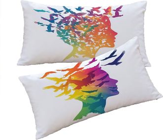 Generic Kissenbezug 30x50cm Beige Kissenbez&uuml;ge Orange Farbe Kissenbez&uuml;ge Leinen Dekokissen Kopfkissenbezug Cushion Cover Unsichtbarer Rei&szlig;verschluss Weich Beq