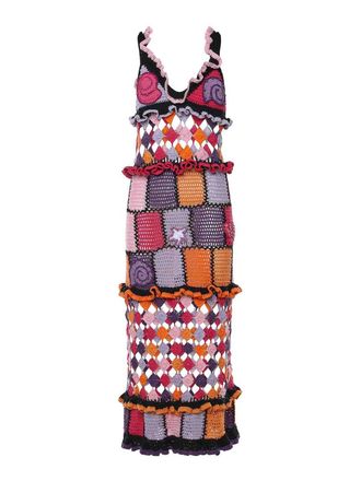 Celia B Robe Au Genou - Multicolore
