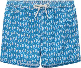 MC2 Saint Barth Homme, Maillots de bain, Bleu, Taille: M Gustavia Swim Shorts