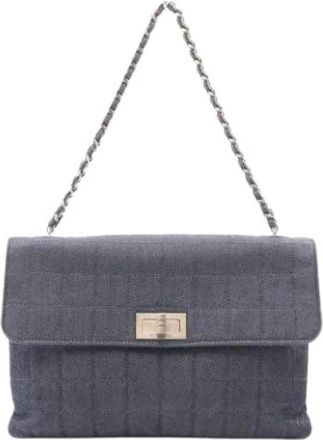 Chanel Sac bandouli&egrave;re vintage Chanel doccasion - Femme - Pre-owned - Bleu - Taille: ONE Size