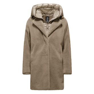 Bomboogie Femme, Manteaux, Beige, Taille: 40 FR Odessa Overcoat