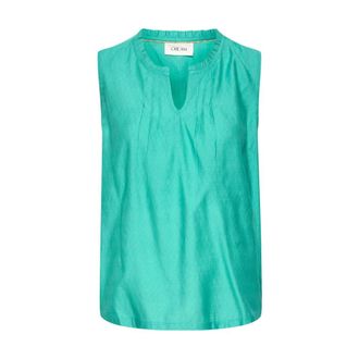 Cream &Auml;rmelloses Oberteil - - Tops - Damen - Gr&uuml;n - S