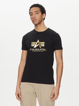 Alpha Industries Alpha Industries T-Shirt Basic 100501 Schwarz Regular Fit