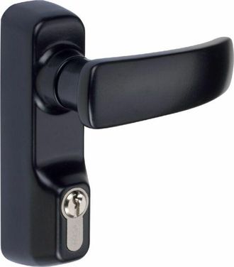 City Sport 94011005T T&uuml;rdr&uuml;cker, Europrofilzylinder f&uuml;r Idea - Schwarz